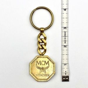 MCM | Accessories | Rare Mcm Vintage Gold Keychain | Poshmark